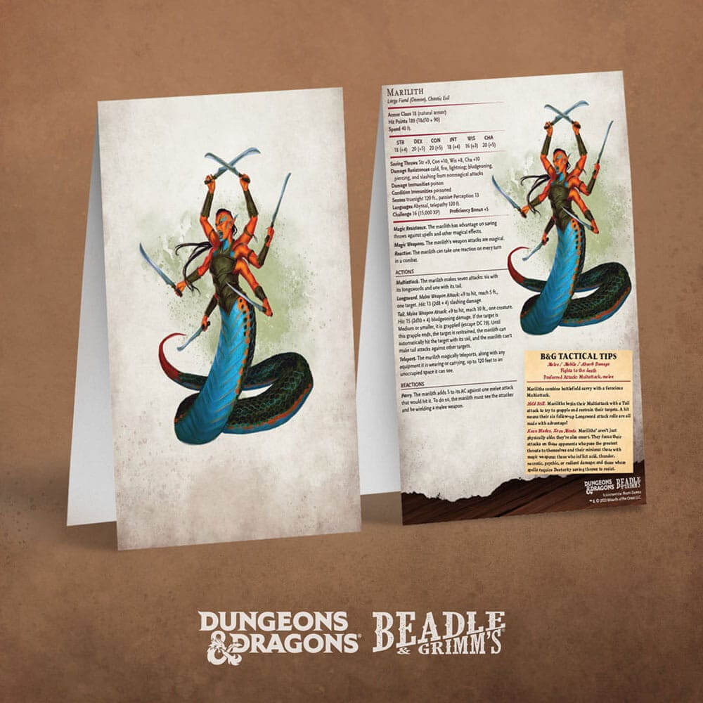 Dungeons & Dragons RPG Encounter Cards Challenge Rating 7+: Pack 1 (eng ...
