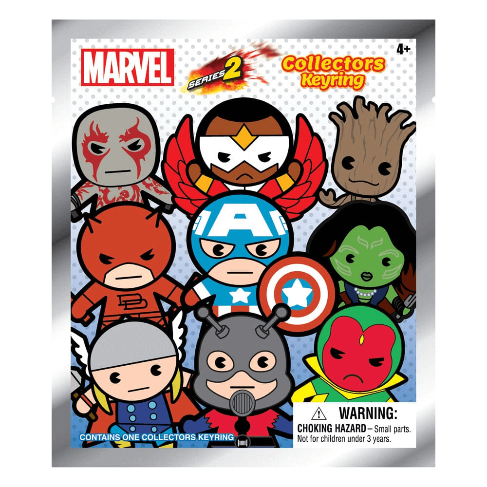 Marvel 3D PVC Bag Clips Series 2 (Mystery Pack) (1) – Arcade Dreams