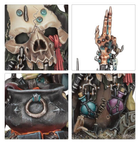 Orruks: Swamp-Calla Shaman With Pot Grot – Arcade Dreams